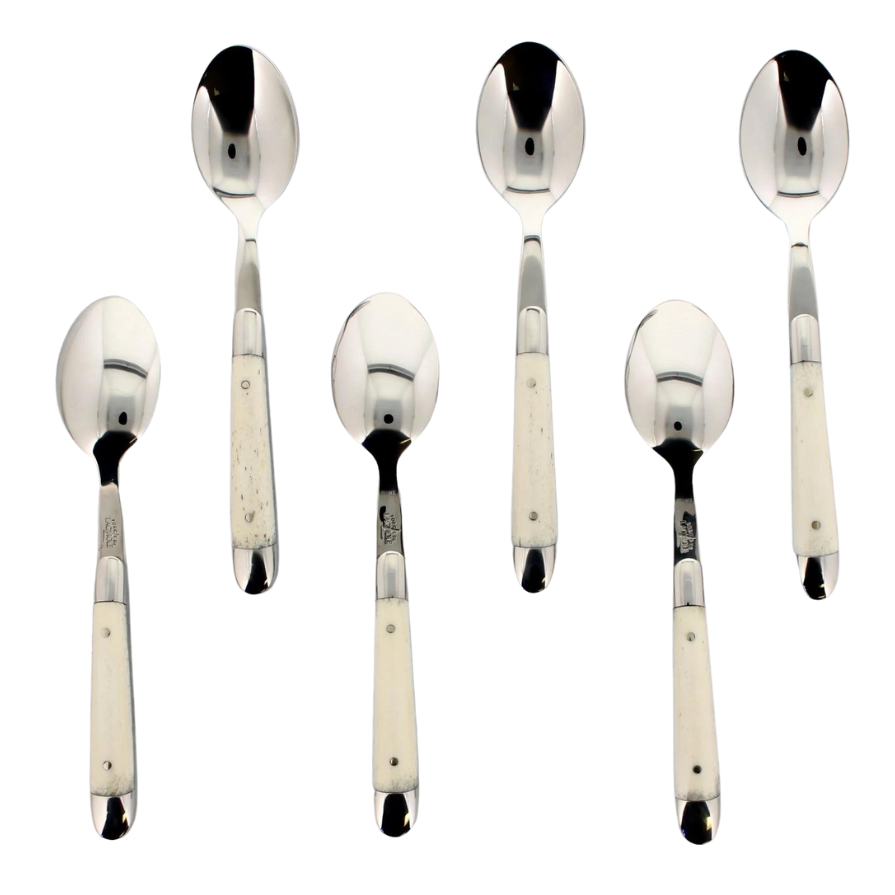 Forge de Laguiole | Dessert Spoons Bone | Simply Me Box