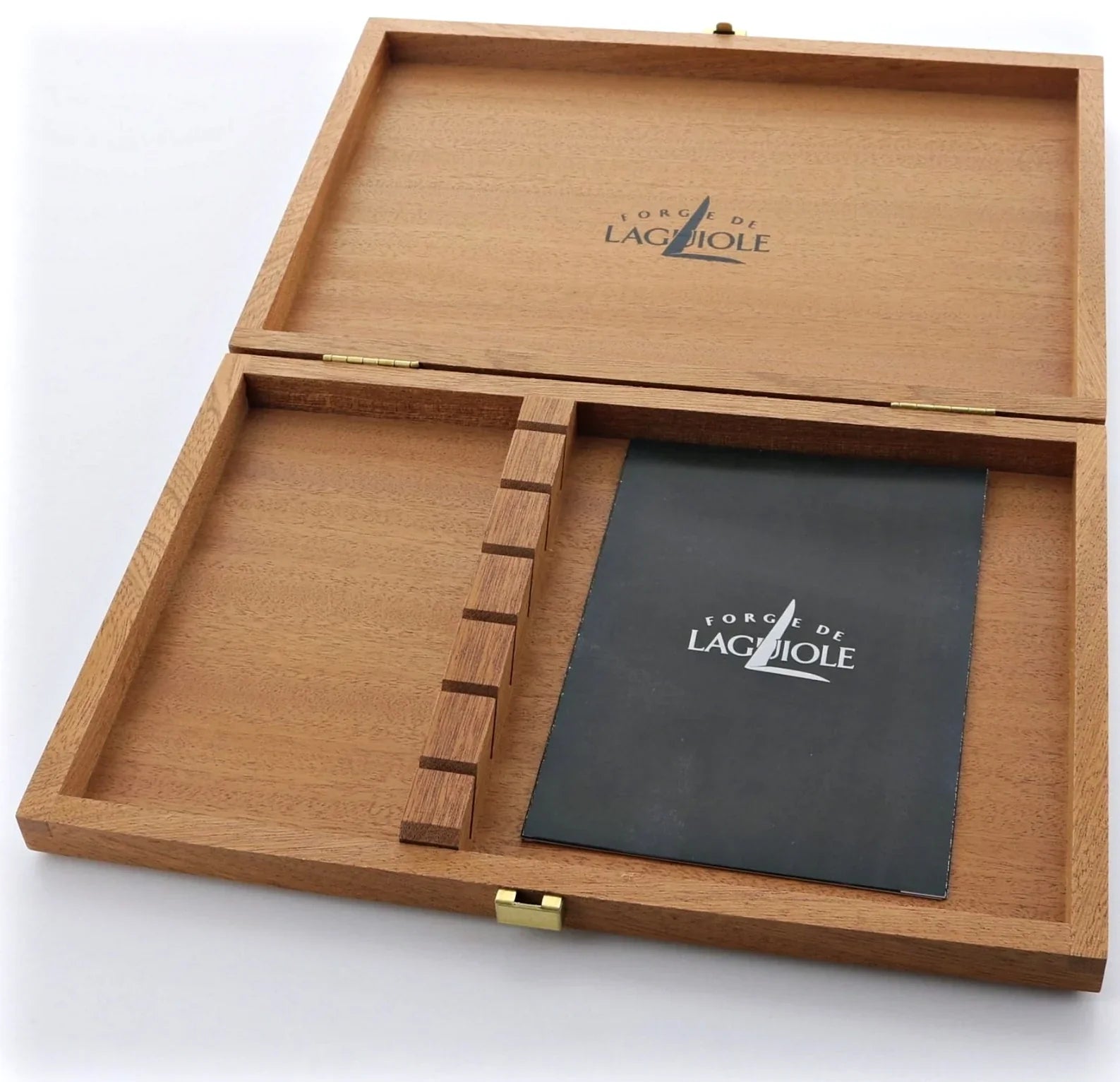 Forge de Laguiole Steak Knife Storage Box - Sapele Wood